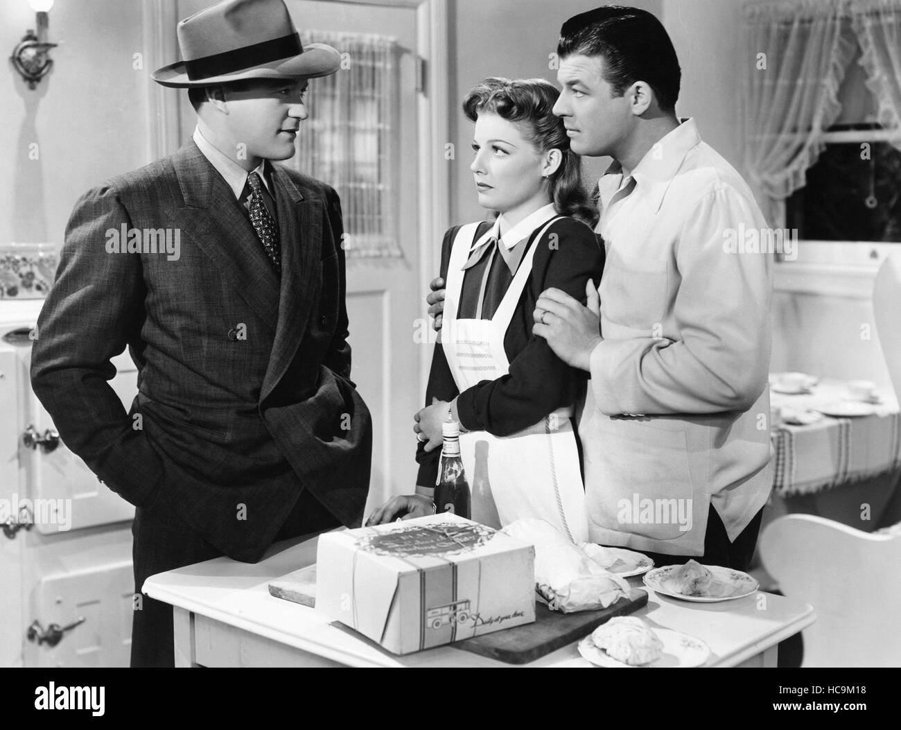 WINGS FOR THE EAGLE, from left: Dennis Morgan, Ann sheridan, Jack ...