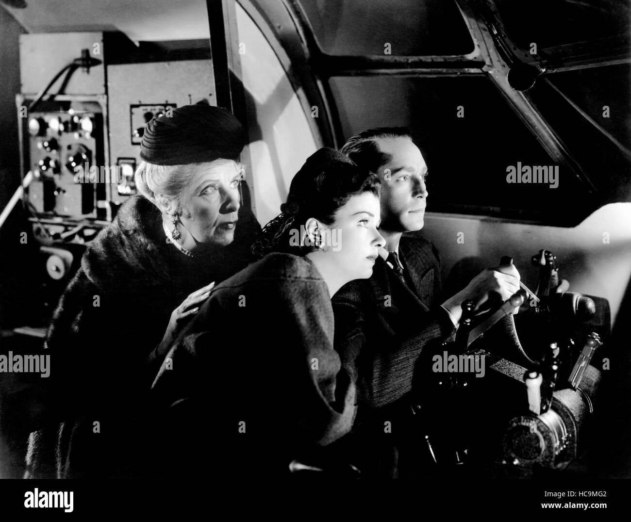 THE WIFE TAKES A FLYER, from left, Cecil Cunningham, Joan Bennett ...