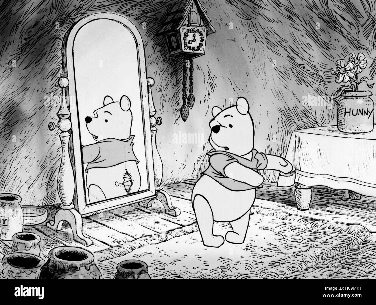 WINNIE THE POOH AND THE HONEY TREE, Winnie the Pooh, 1966 Stock Photo ...