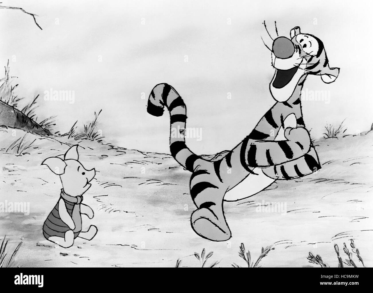 WINNIE THE POOH AND TIGGER TOO, from left, Piglet, Tigger, 1974 Stock ...