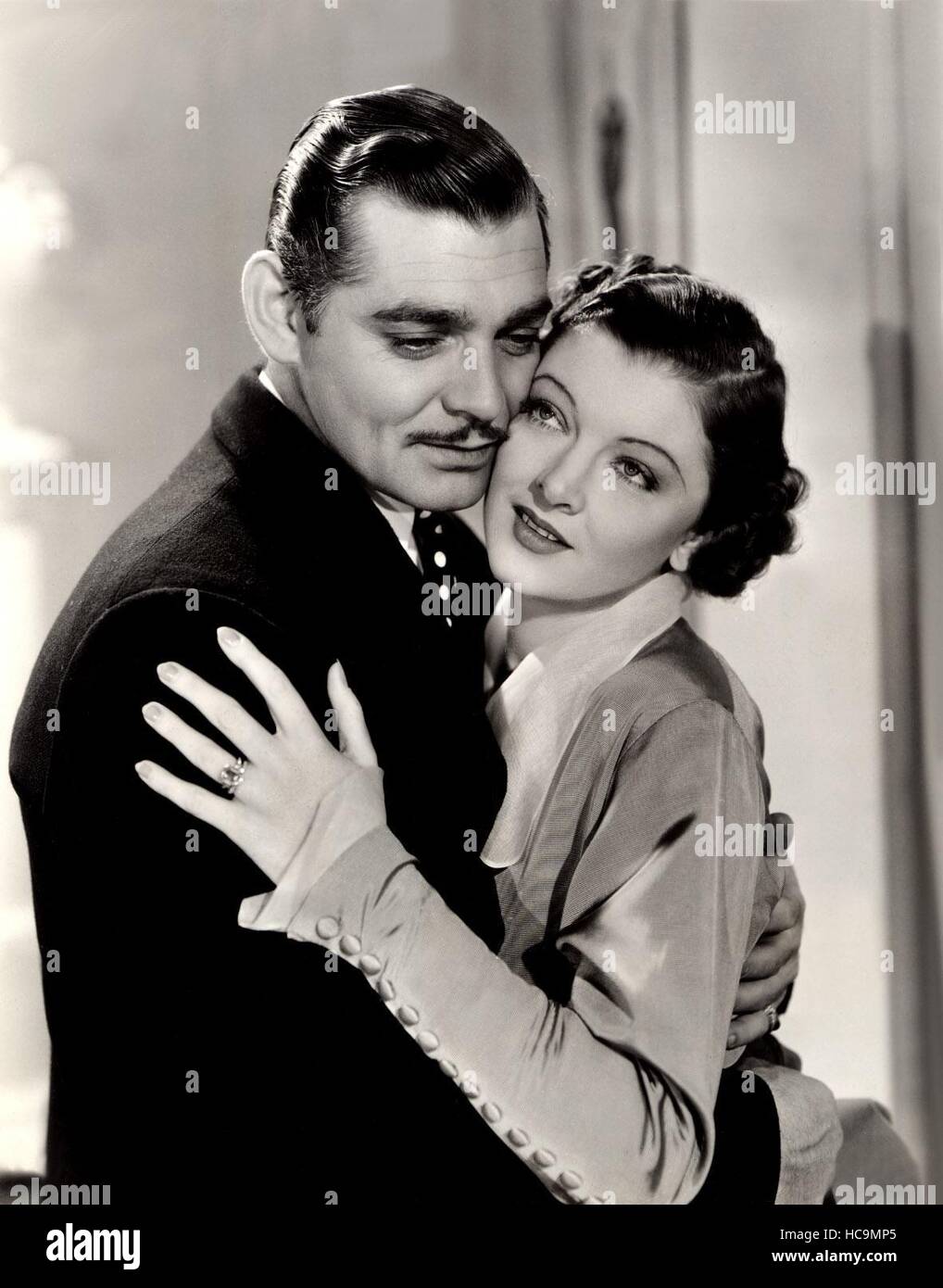 WIFE VS. SECRETARY, Clark Gable, Myrna Loy, 1936 Stock Photo - Alamy