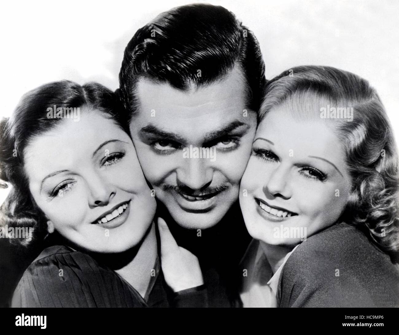 WIFE VS. SECRETARY, Myrna Loy, Clark Gable, Jean Harlow, 1936 Stock ...