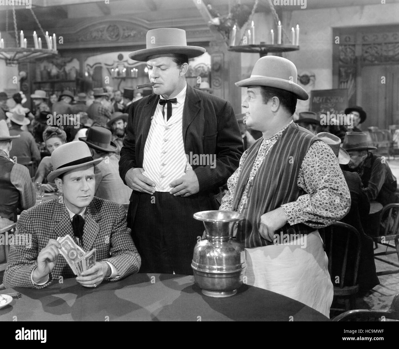 THE WISTFUL WIDOW OF WAGON GAP, from left, Bud Abbott, Gordon Jones ...