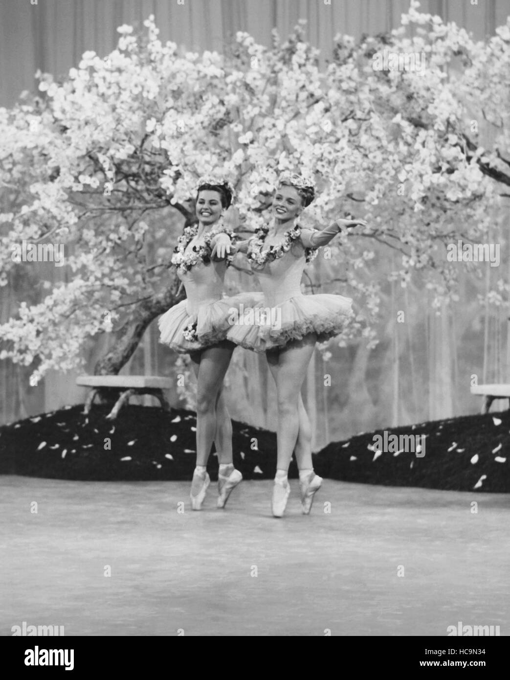 WORDS AND MUSIC, from left: Cyd Charisse, Dee Turnell, 1948 Stock Photo ...