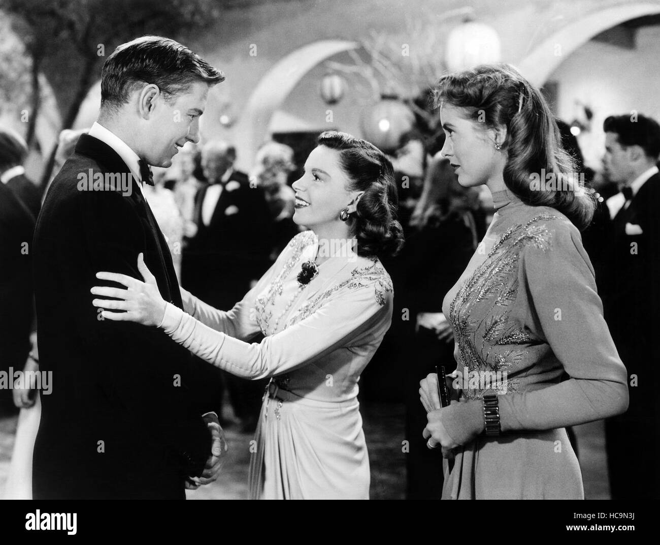 WORDS AND MUSIC, Tom Drake, Judy Garland, Janet Leigh, 1948 Stock Photo ...