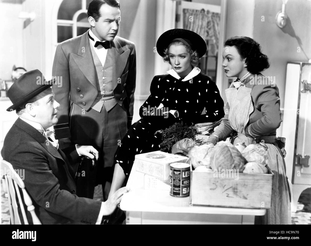 WOMAN CHASES MAN, from left, Charles Winninger, Broderick Crawford ...