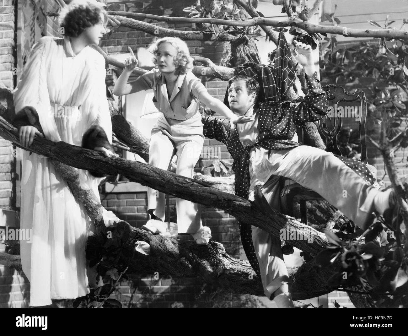 WOMAN CHASES MAN, from left: Ella Logan, Miriam Hopkins, Joel McCrea ...