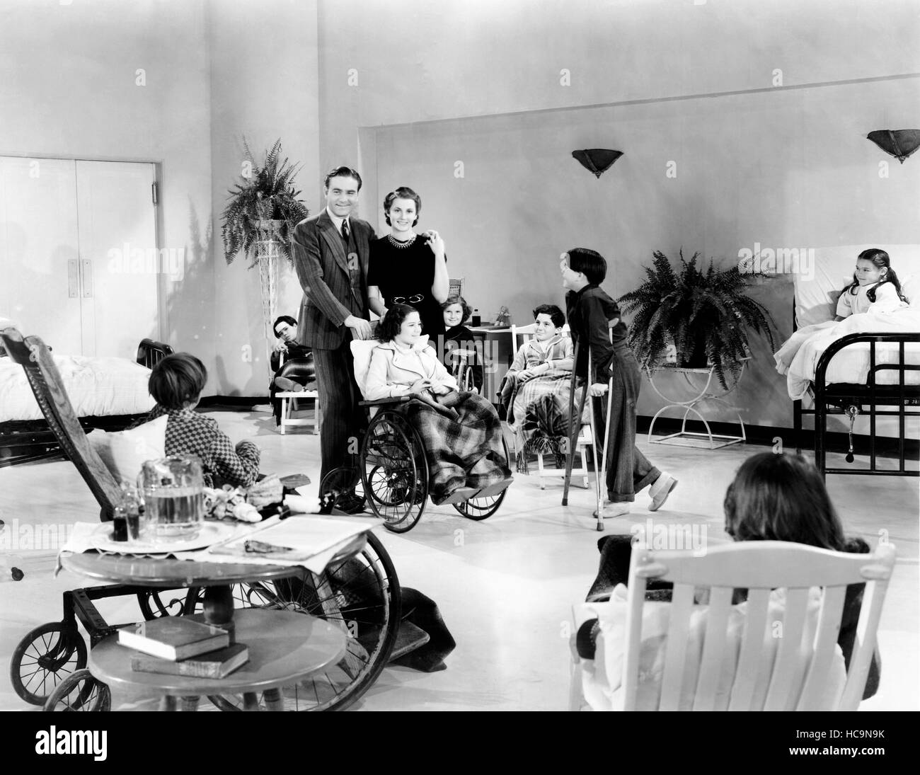 WOMAN DOCTOR, from left, Henry Wilcoxon, Frieda Inescort, Sybil Jason ...