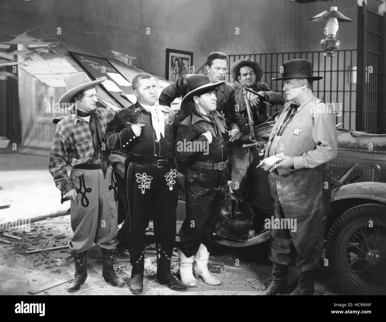 YES WE HAVE NO BONANZA, Larry Fine, Curly Howard, Moe Howard, Dick ...