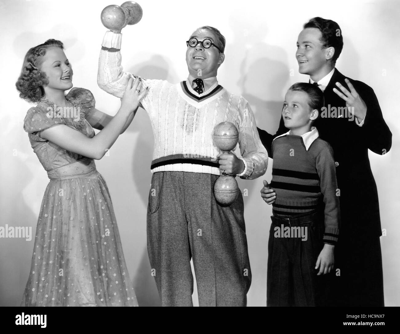 YOUNG AS YOU FEEL, from left, June Carlson, Jed Prouty, Billy Mahan, George Ernest, 1940, TM and ...