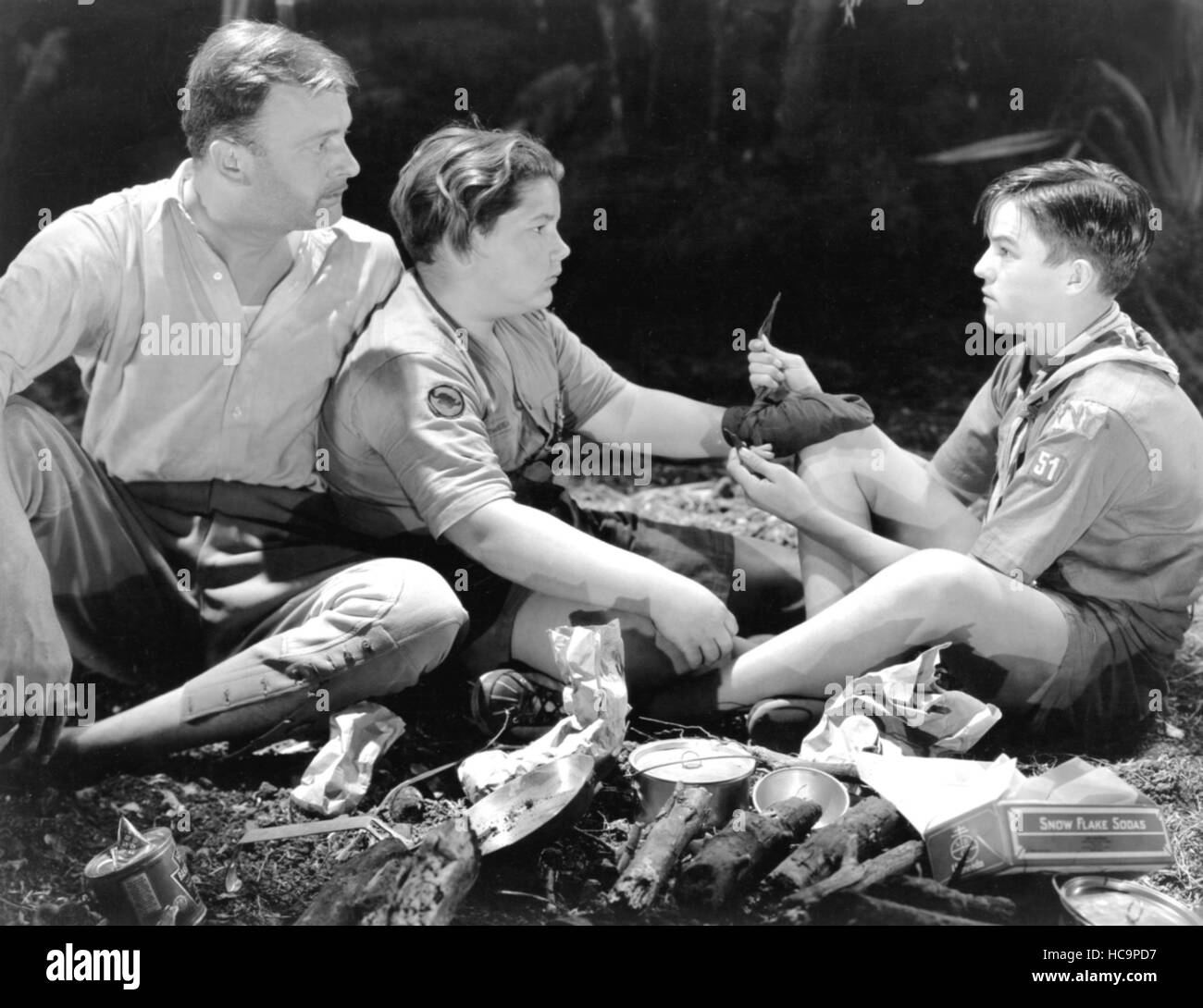 YOUNG EAGLES, from left: Carter Dixon, Bobby Cox, Jim Vance, 1934 Stock ...