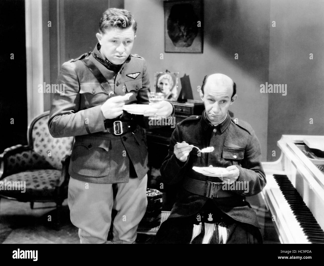 YOUNG EAGLES, from left, Stuart Erwin, James Finlayson, 1930 Stock ...