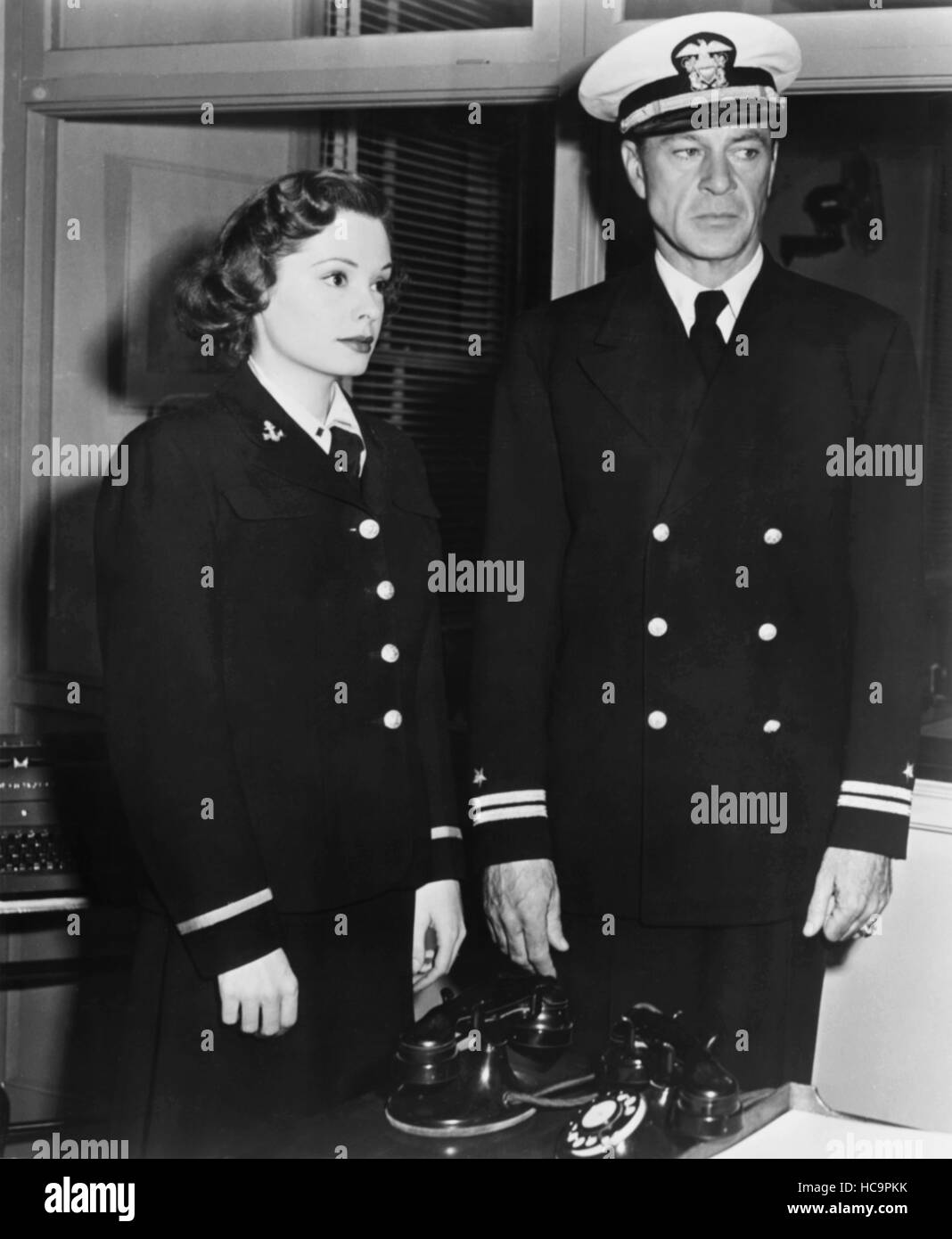 YOU'RE IN THE NAVY NOW, from left: Jane Greer, Gary Cooper, 1951, TM ...
