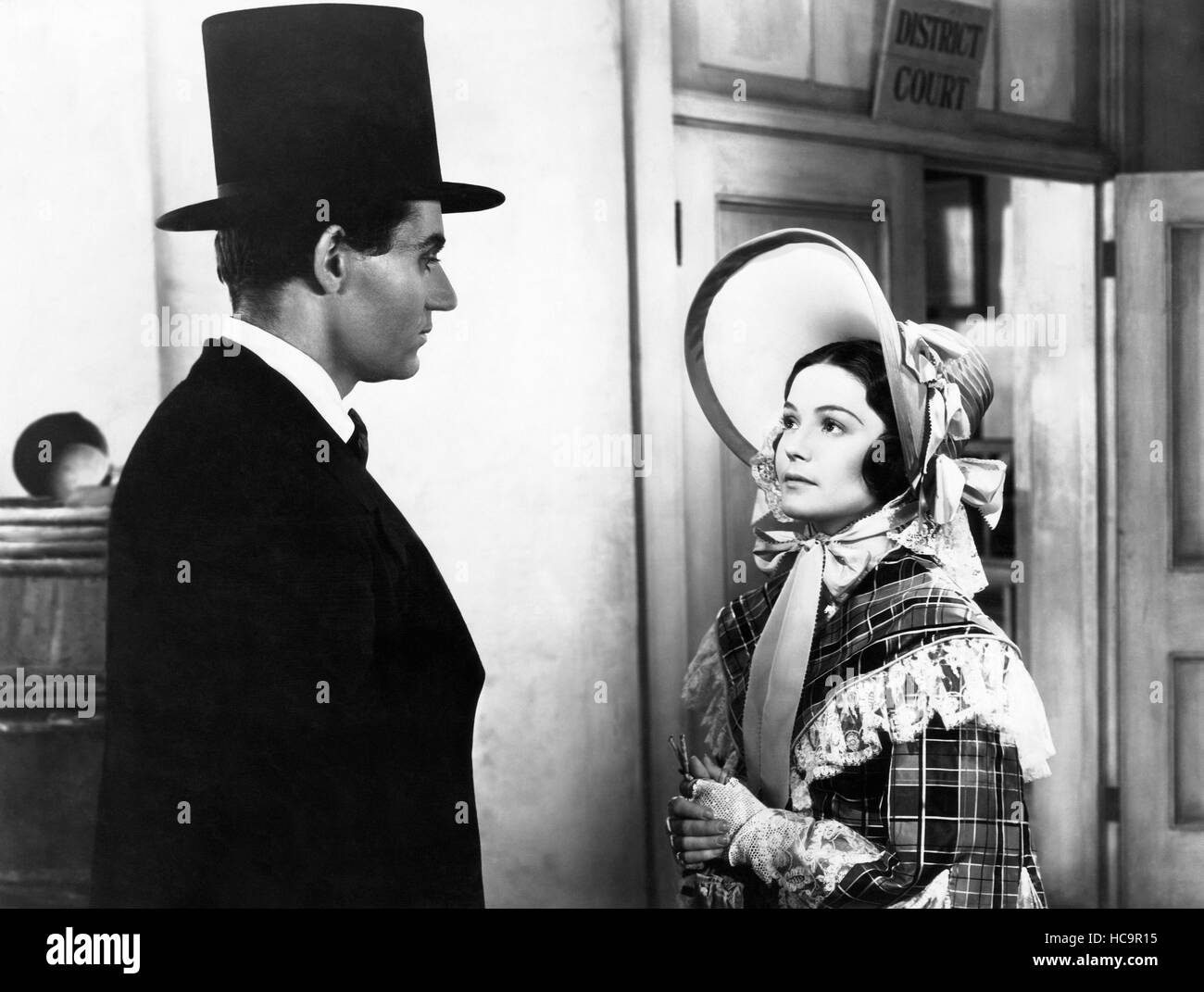 YOUNG MR. LINCOLN, from left: Henry Fonda as Abraham Lincoln, Pauline Moore as Ann Rutledge ...