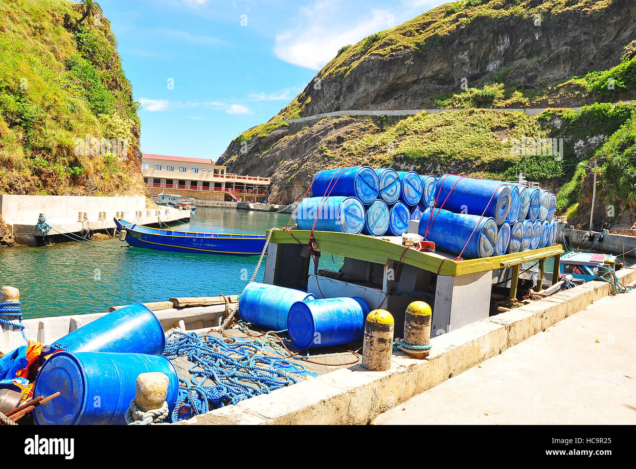 Mahatao Boat Shelter Port in Batanes, Philippines Stock Photo - Alamy