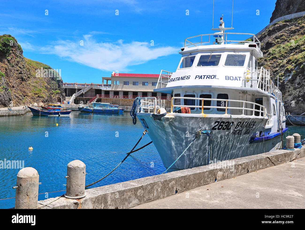 Mahatao Boat Shelter Port in Batanes, Philippines Stock Photo - Alamy
