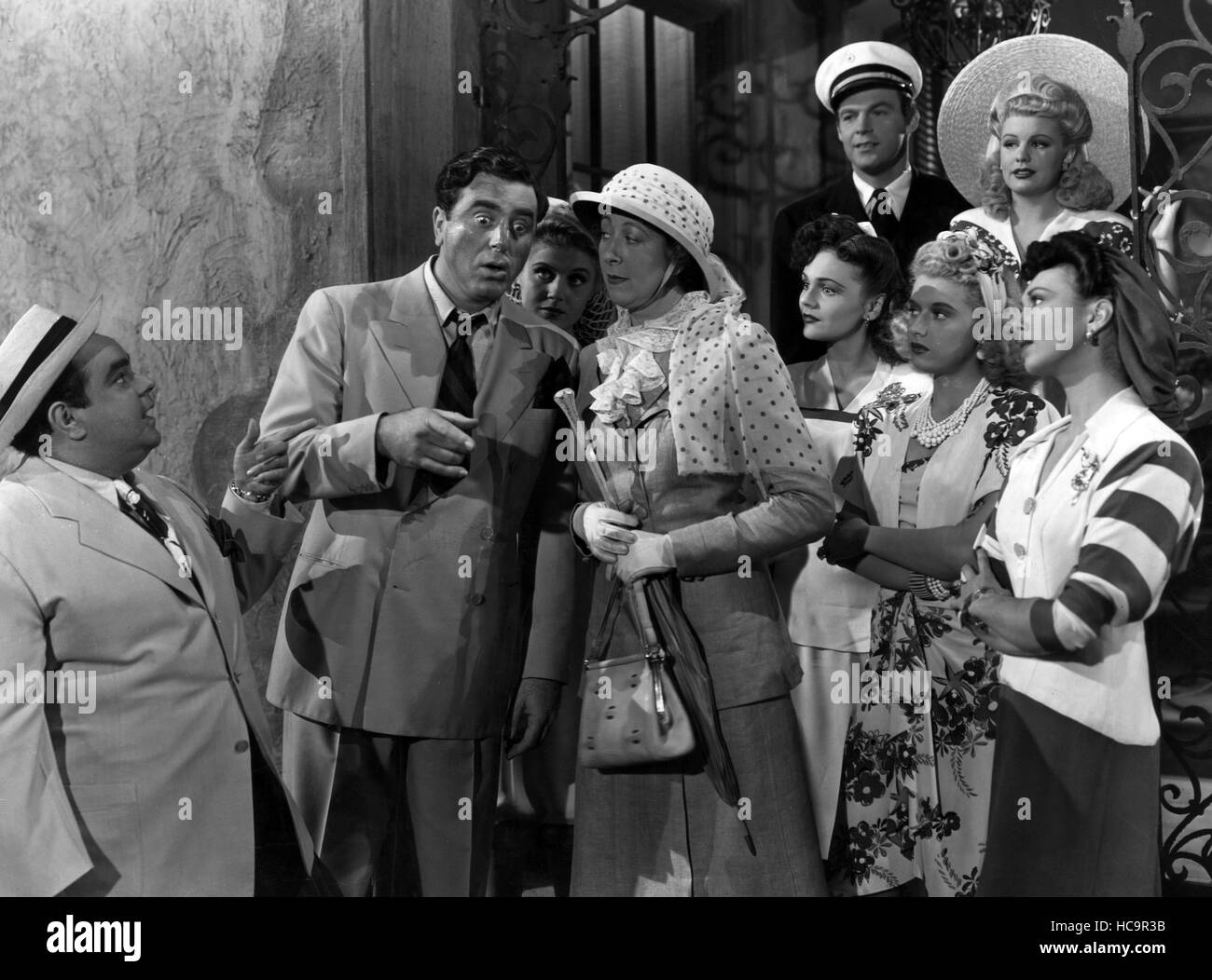 FLYING WITH MUSIC, George Givot, Norma Varden, 1942 Stock Photo - Alamy