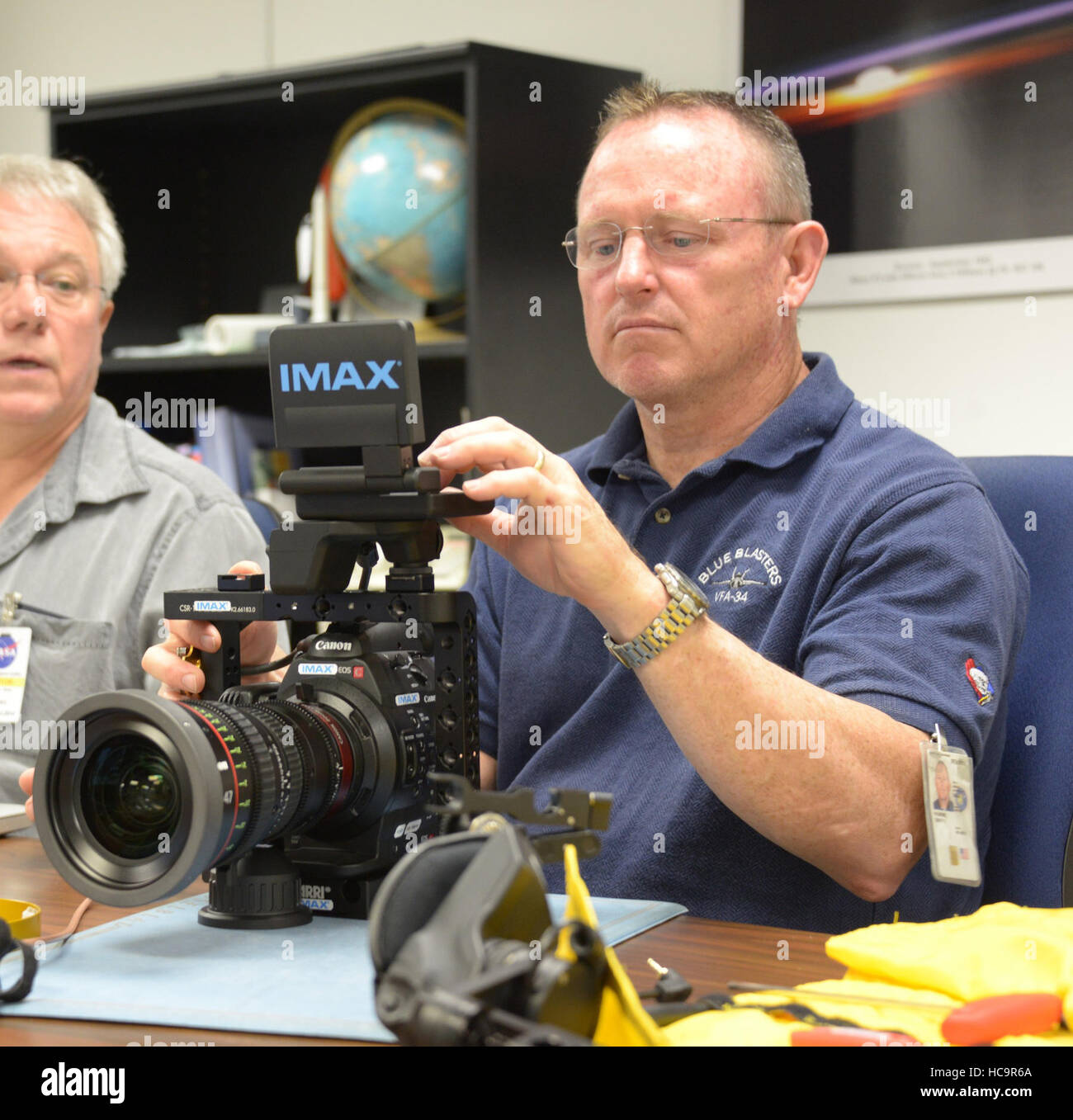 A BEAUTIFUL PLANET, from left: cinematographer James Neihouse, Butch ...