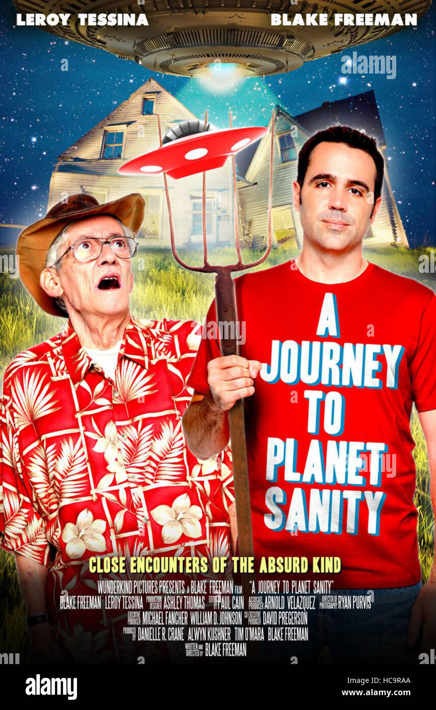 A JOURNEY TO PLANET SANITY, international poster art, from left: LeRoy ...