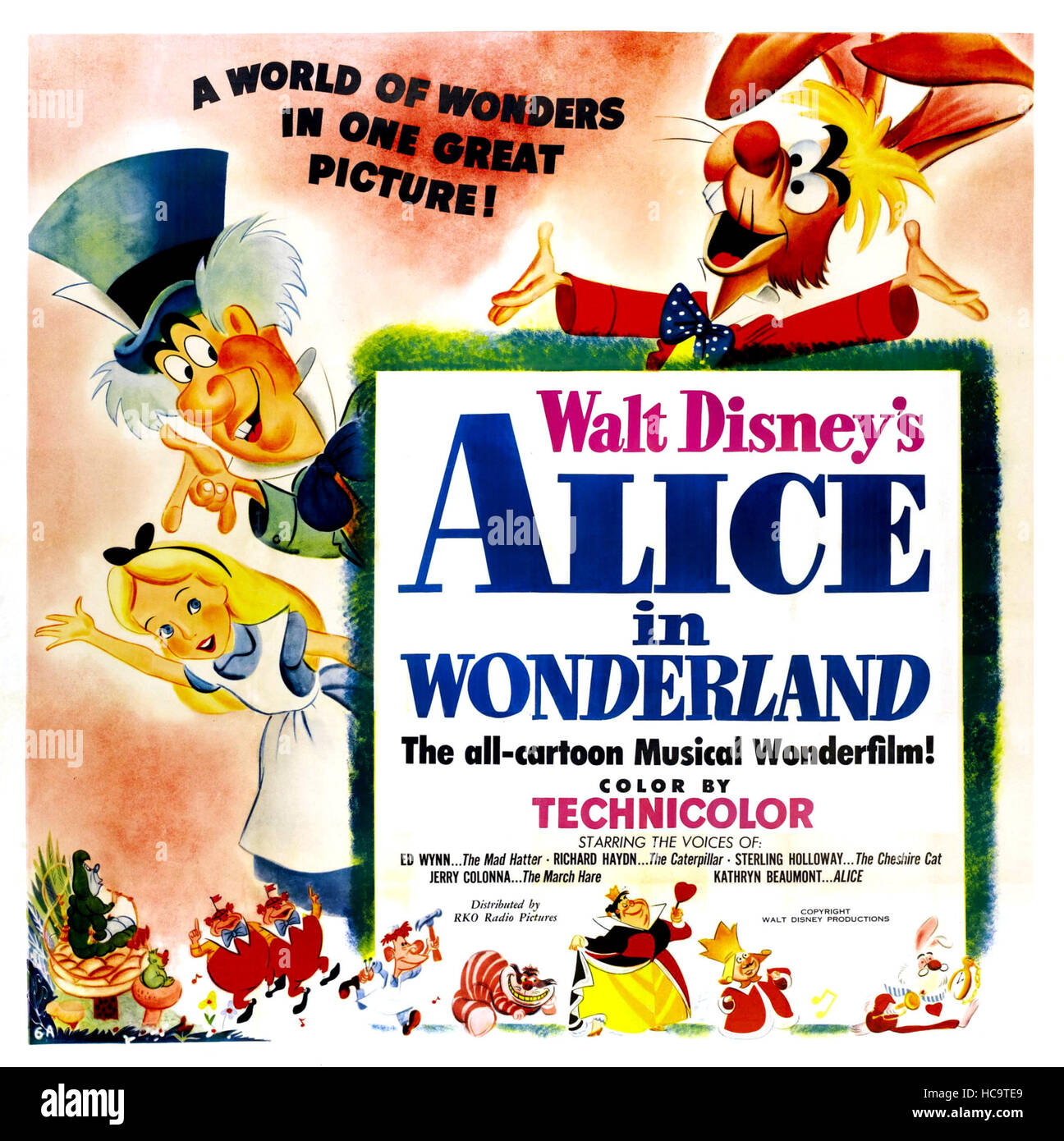 ALICE IN WONDERLAND, 1951. ©Walt Disney / courtesy Everett Collection ...