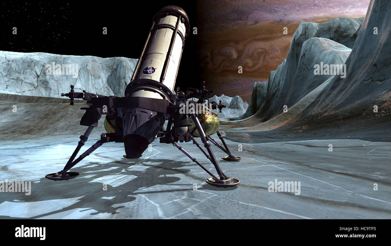 ALIENS OF THE DEEP, conceptual rendering of NASA 'melt probe', 2005, (c ...