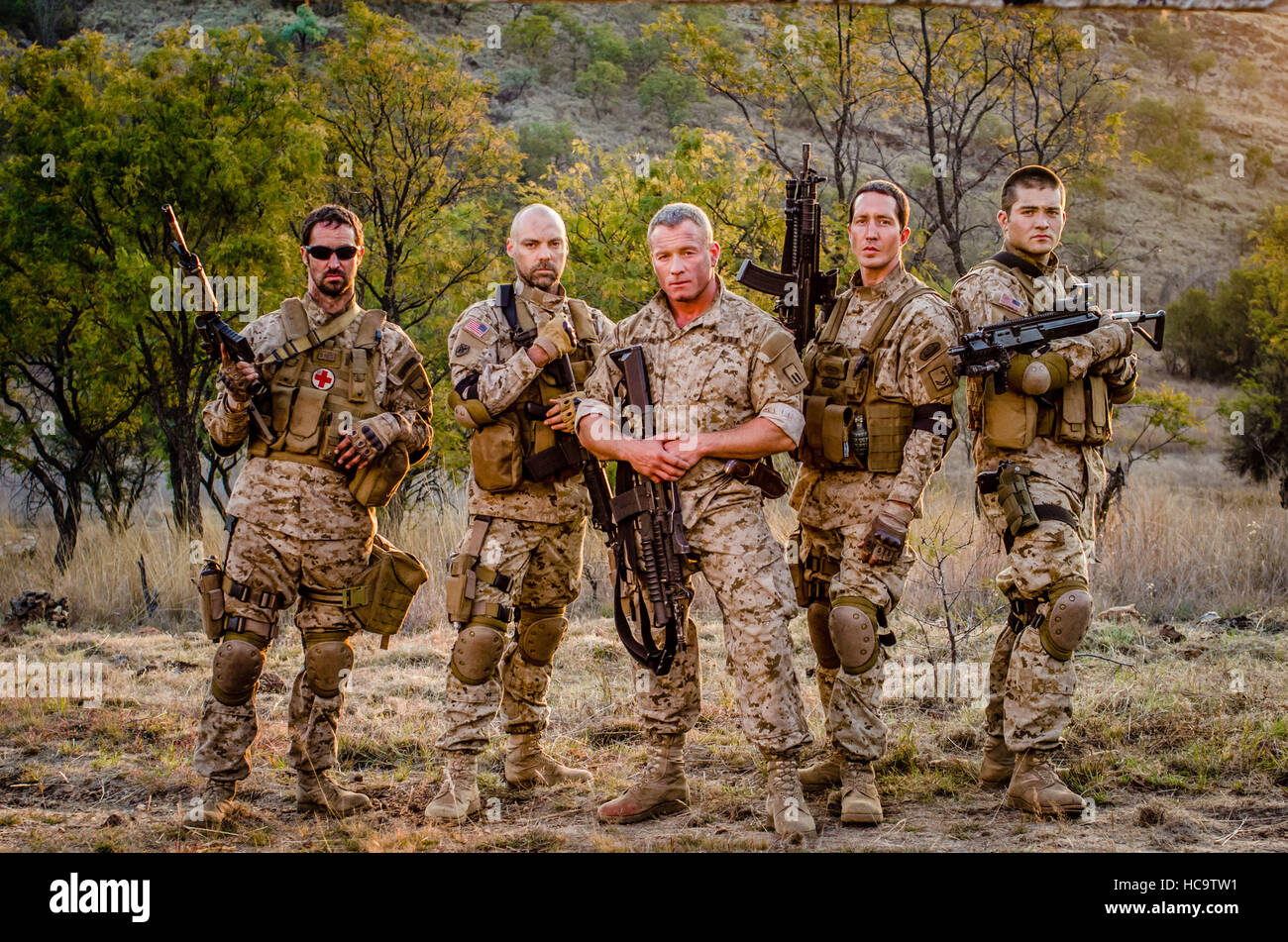 ALIEN OUTPOST, from left: Scott E. Miller, Matthew Holmes, Rick ...