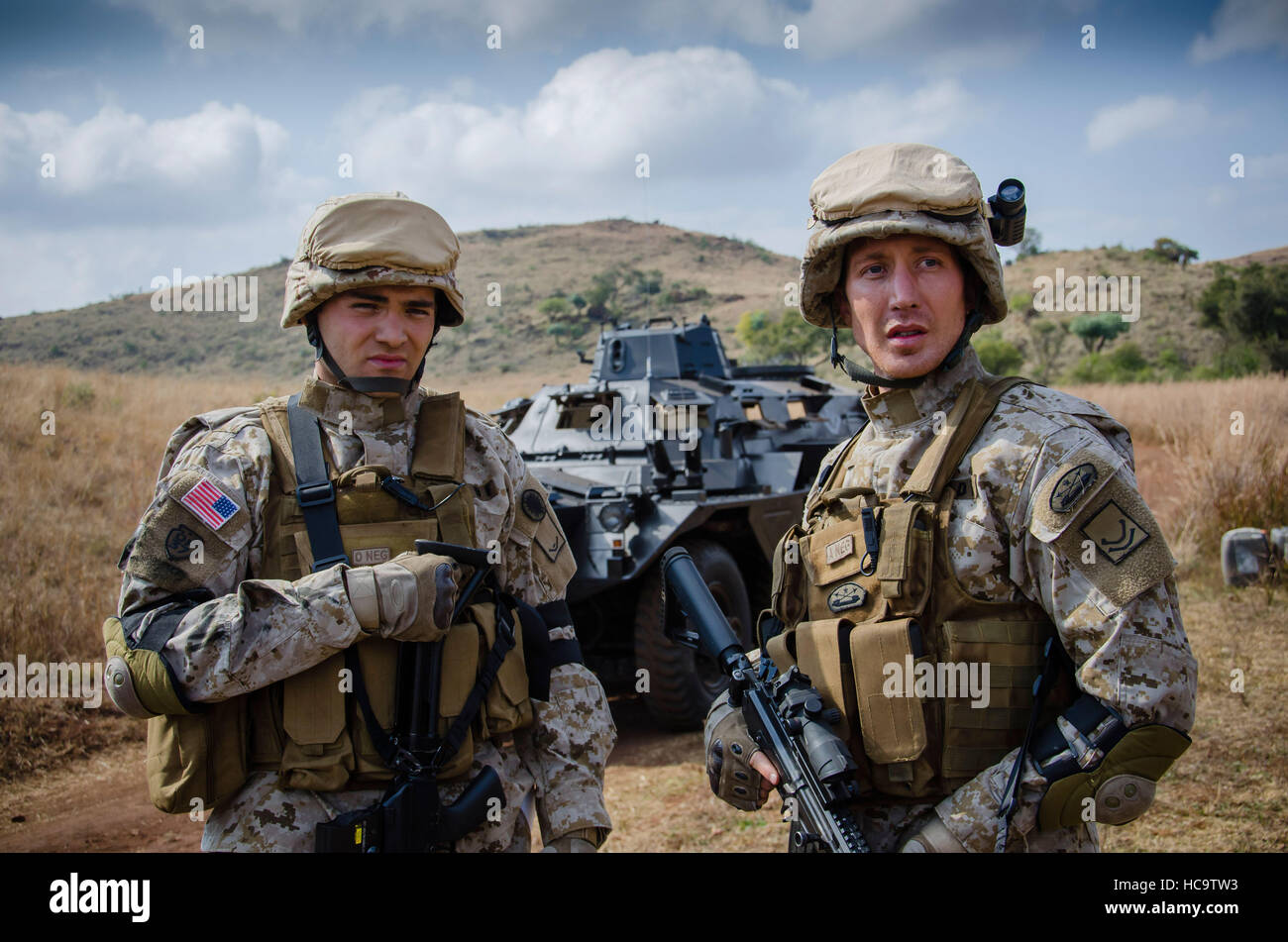 ALIEN OUTPOST, from left: Reiley McClendon, Joe Reegan, 2014. ph: Coco ...