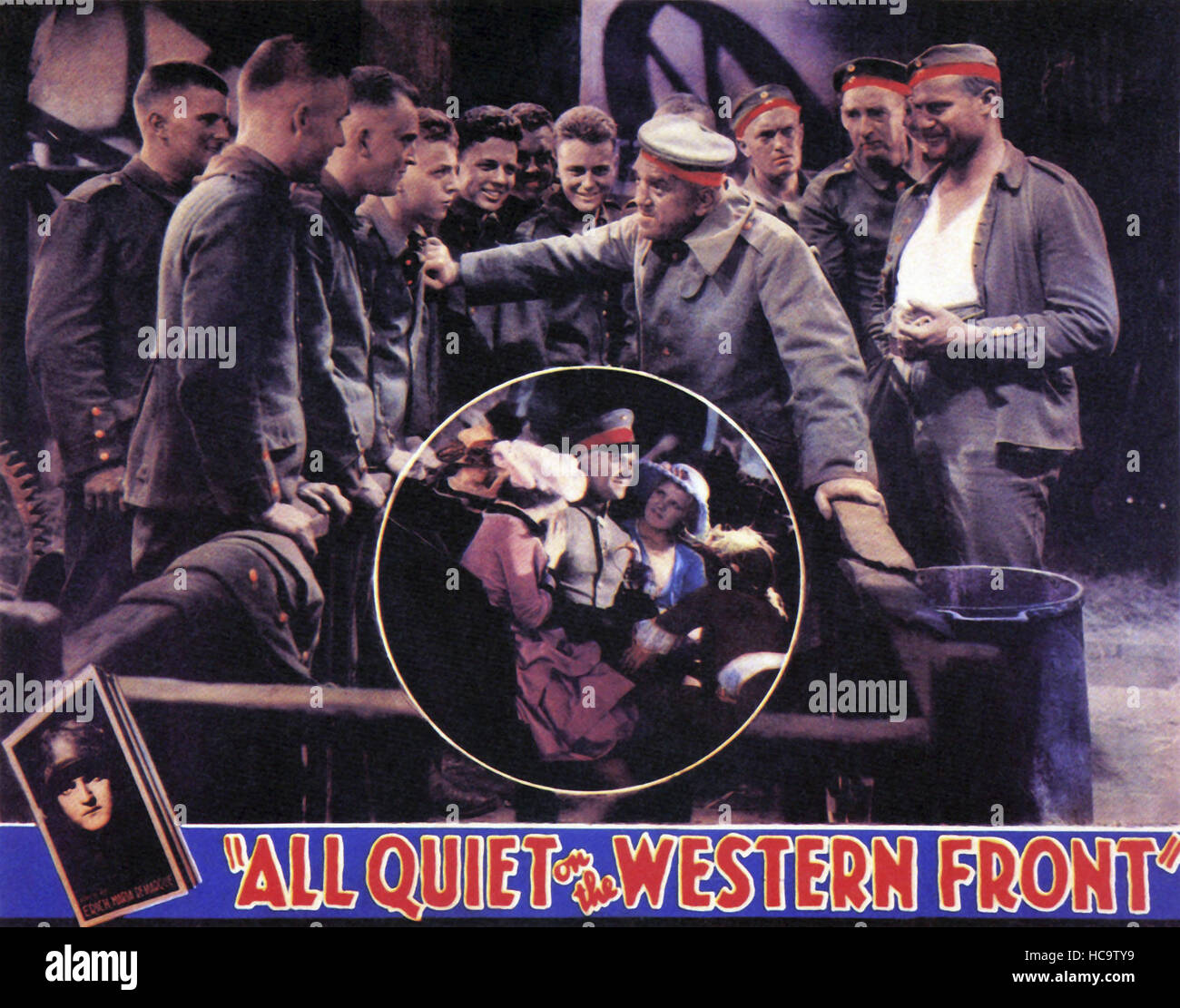ALL QUIET ON THE WESTERN FRONT, fourth, seventh and eighth from left ...
