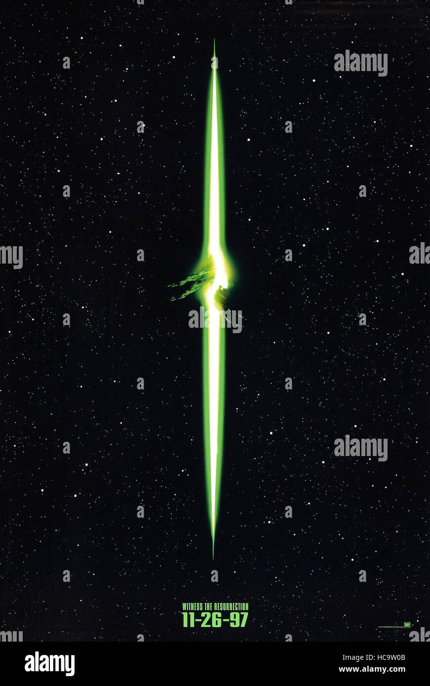 ALIEN: RESURRECTION, US advance poster art, 1997. TM & Copyright ©20th ...
