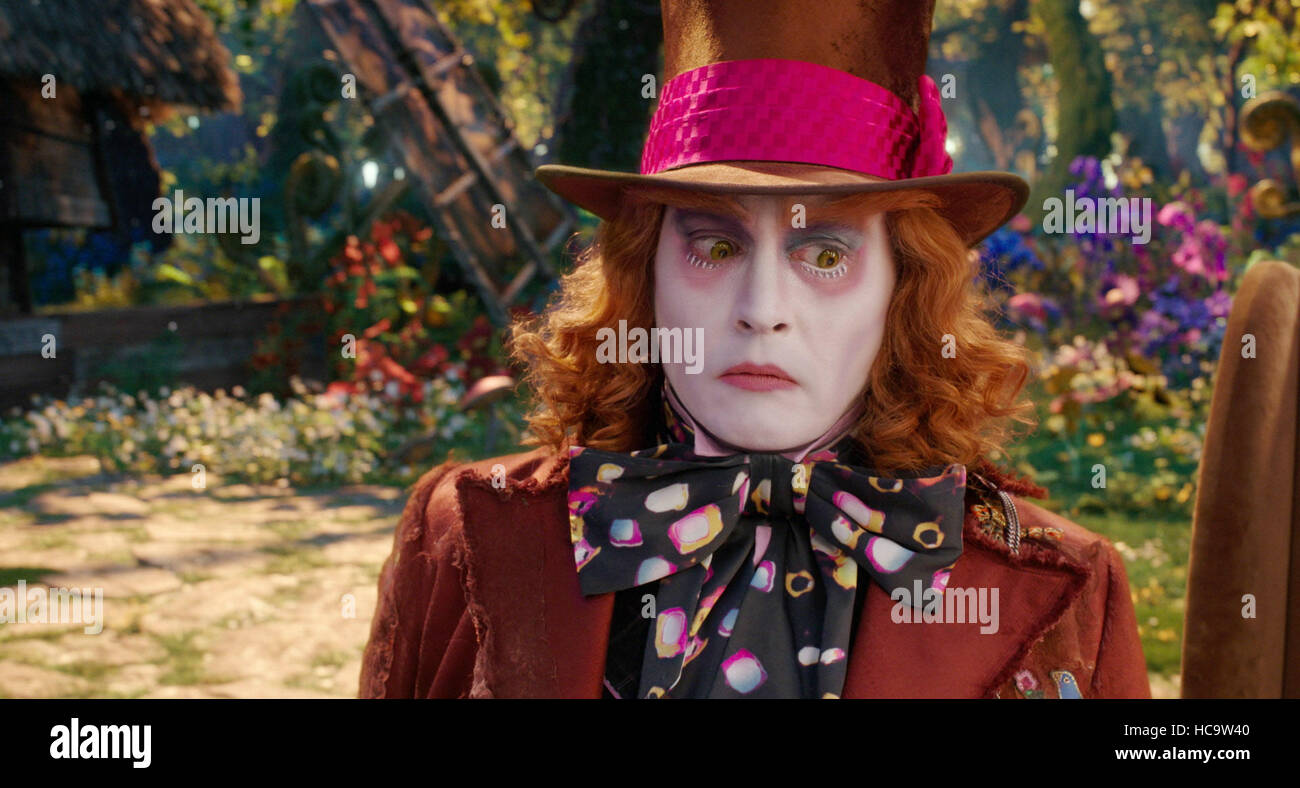 ALICE THROUGH THE LOOKING GLASS, Johnny Depp as The Mad Hatter, 2016 ...