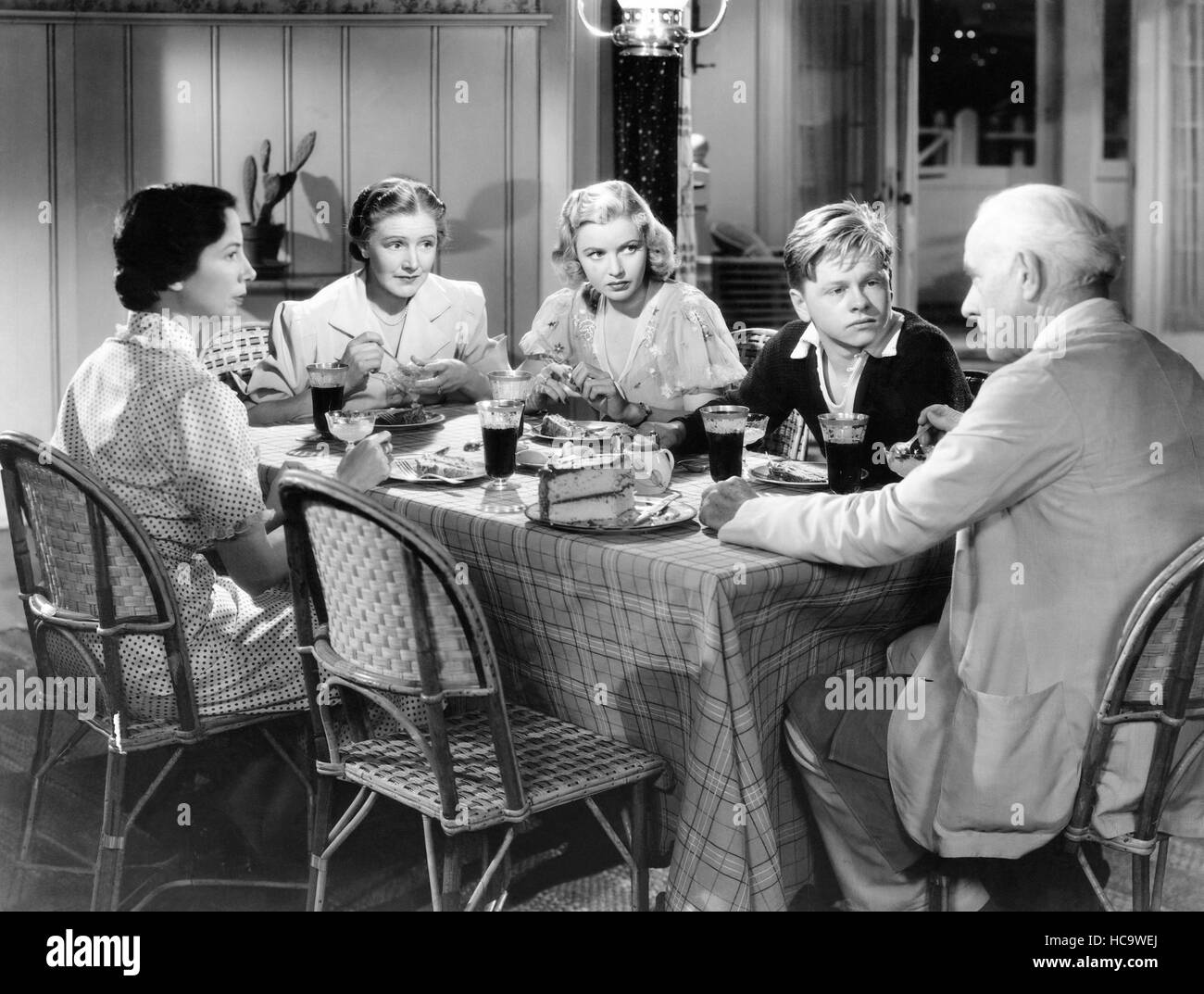 YOU'RE ONLY YOUNG ONCE, from left, Sara Haden, Fay Holden, Cecilia ...