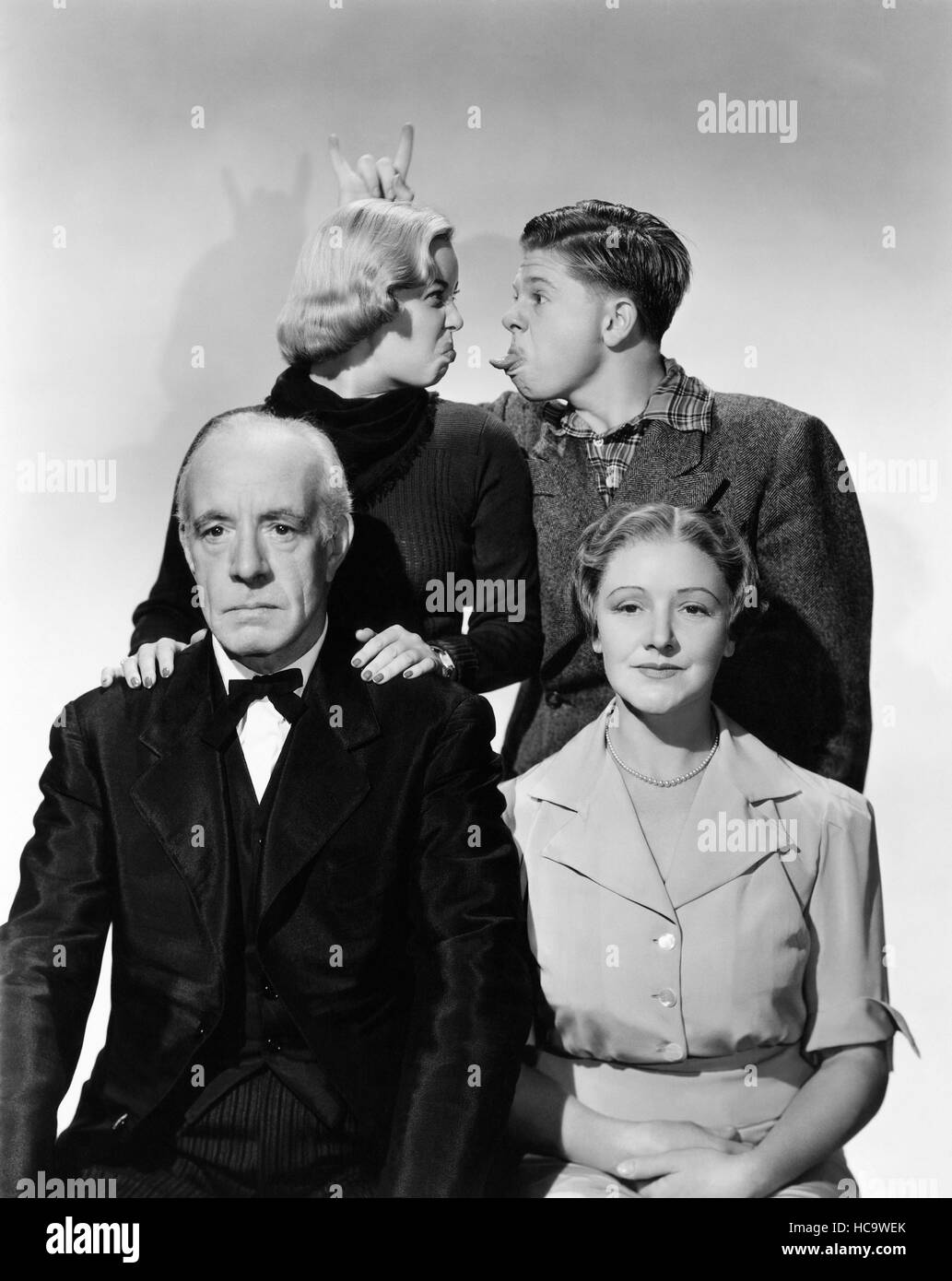 YOU'RE ONLY YOUNG ONCE, clockwise from lower left, Lewis Stone, Cecilia ...