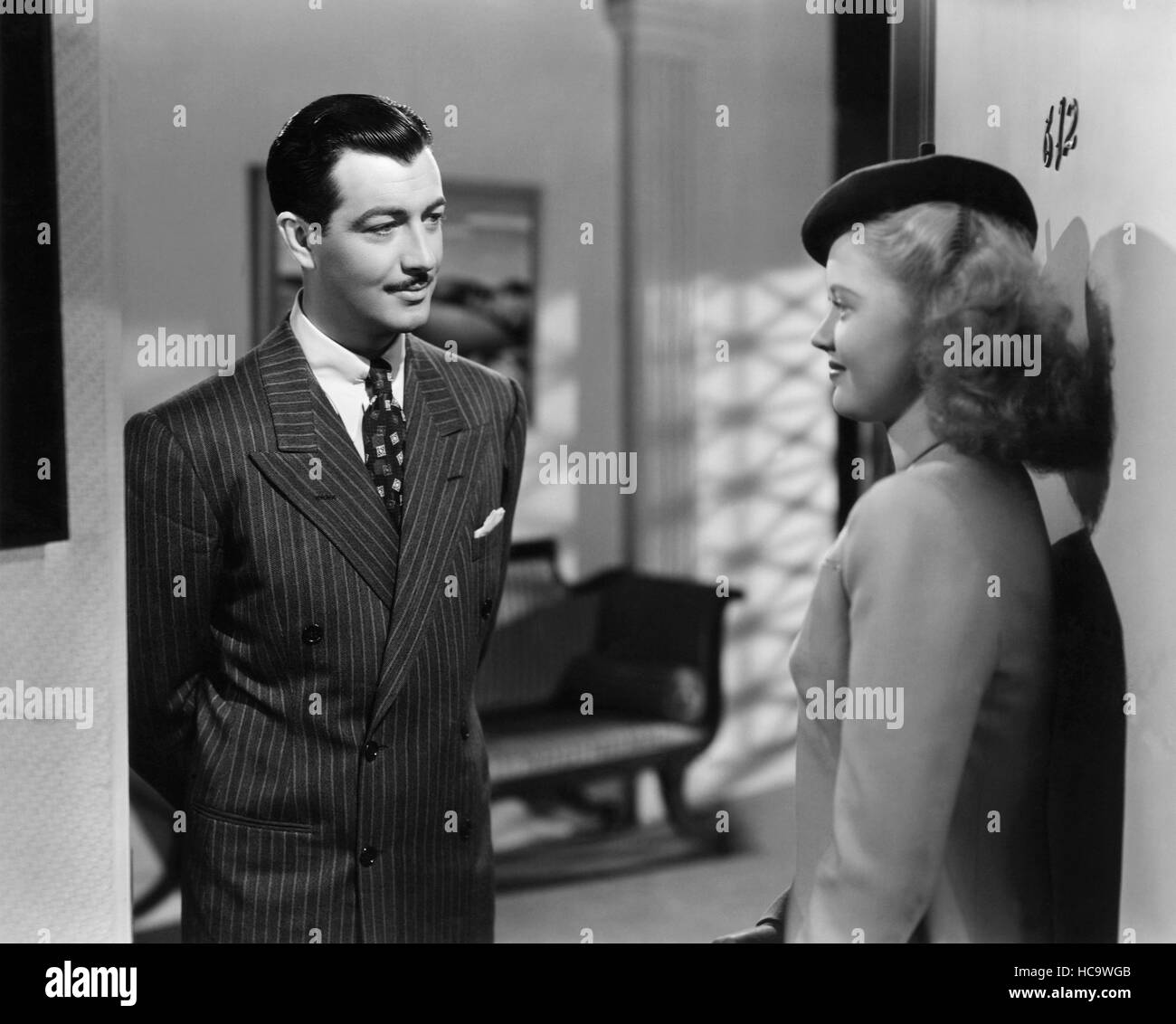 THE YOUNGEST PROFESSION, Robert Taylor, Jean Porter, 1943 Stock Photo ...