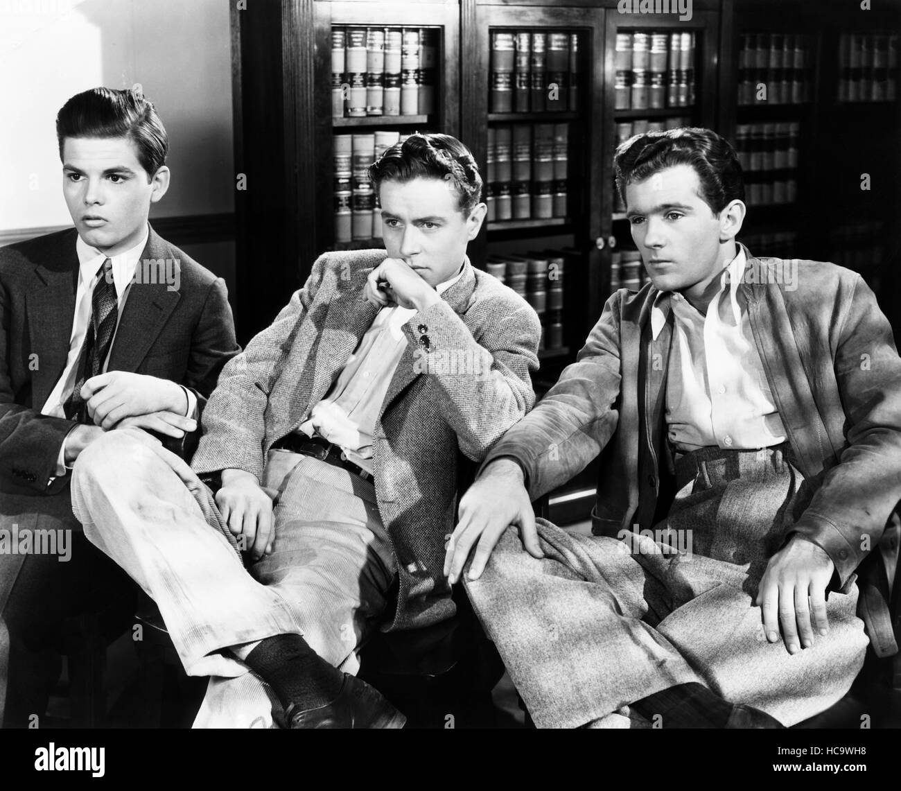 YOUTH RUNS WILD, from left: Dickie Moore, Glenn Vernon, Johnny Walsh ...