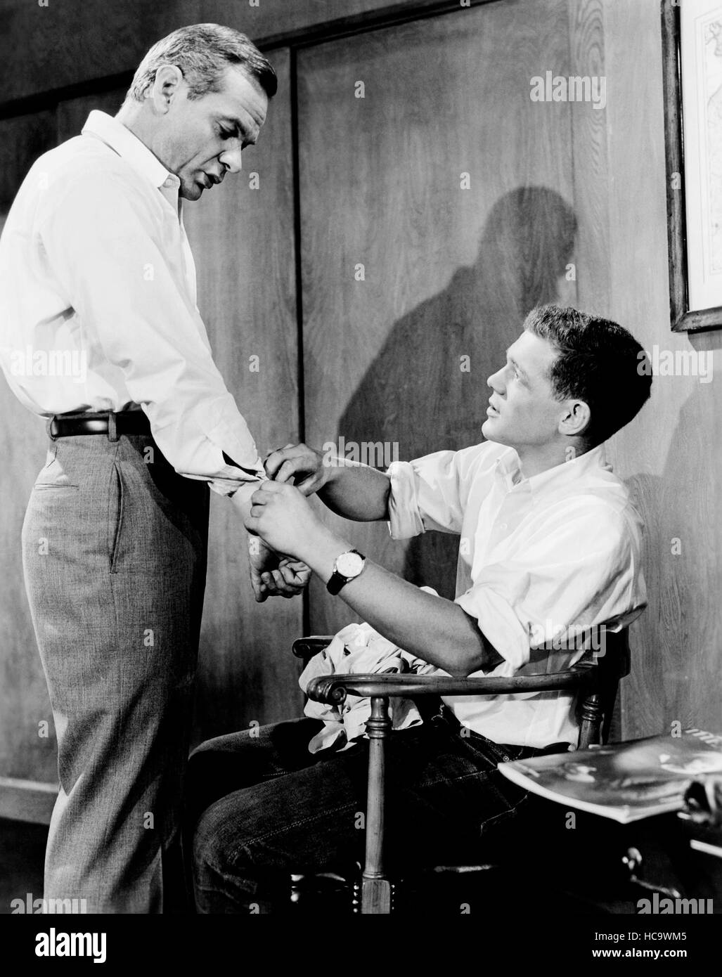 THE YOUNG STRANGER, from left, James Daly, James MacArthur, 1957 Stock Photo - Alamy