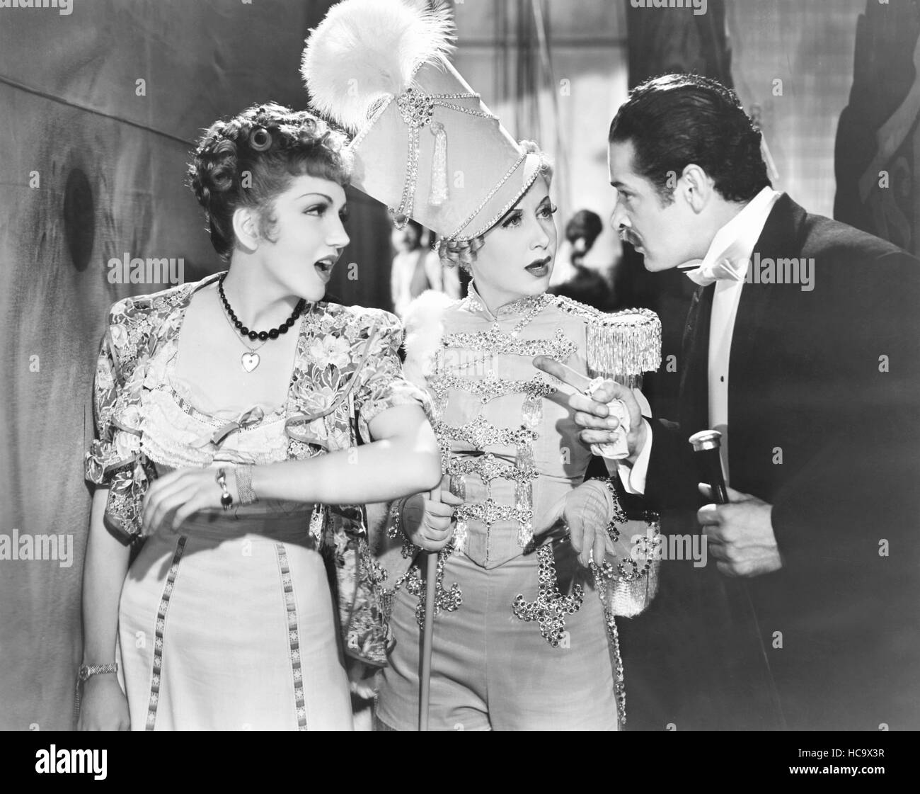 ZAZA, from left: Claudette Colbert, Genevieve Tobin, Maurice Murphy ...