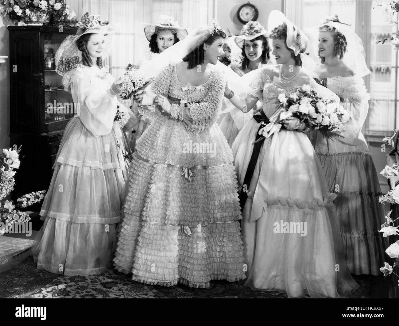ZENOBIA, Jean Parker, (center, in a hideous wedding gown by Omar Kiam ...