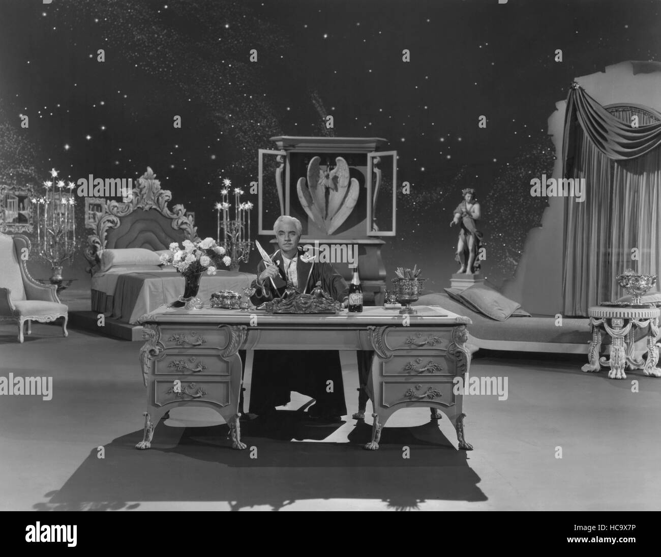 ZIEGFELD FOLLIES, William Powell as Flo Ziegfeld in heaven, 1945 Stock ...