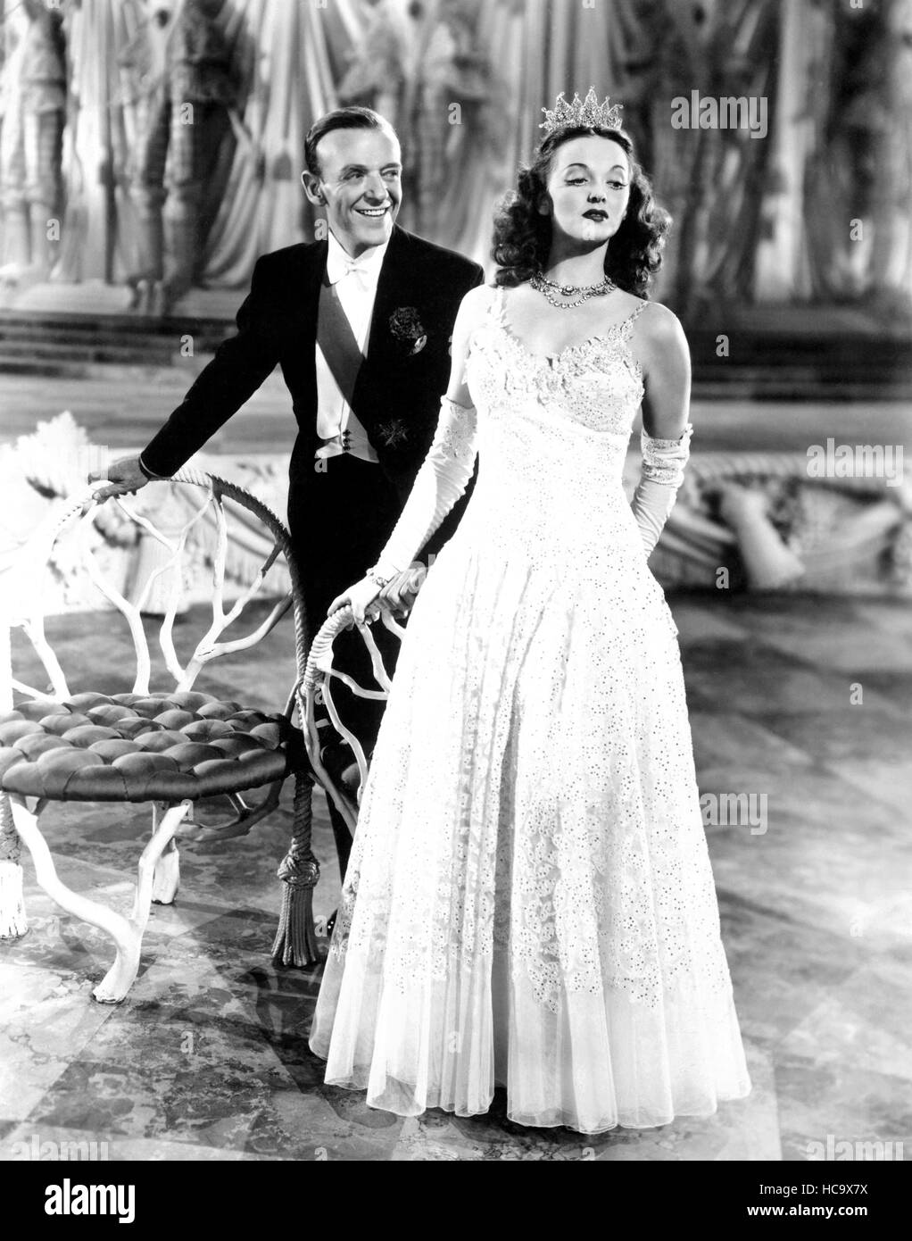 ZIEGFELD FOLLIES, from left, Fred Astaire, Lucille Bremer, 1945 Stock ...