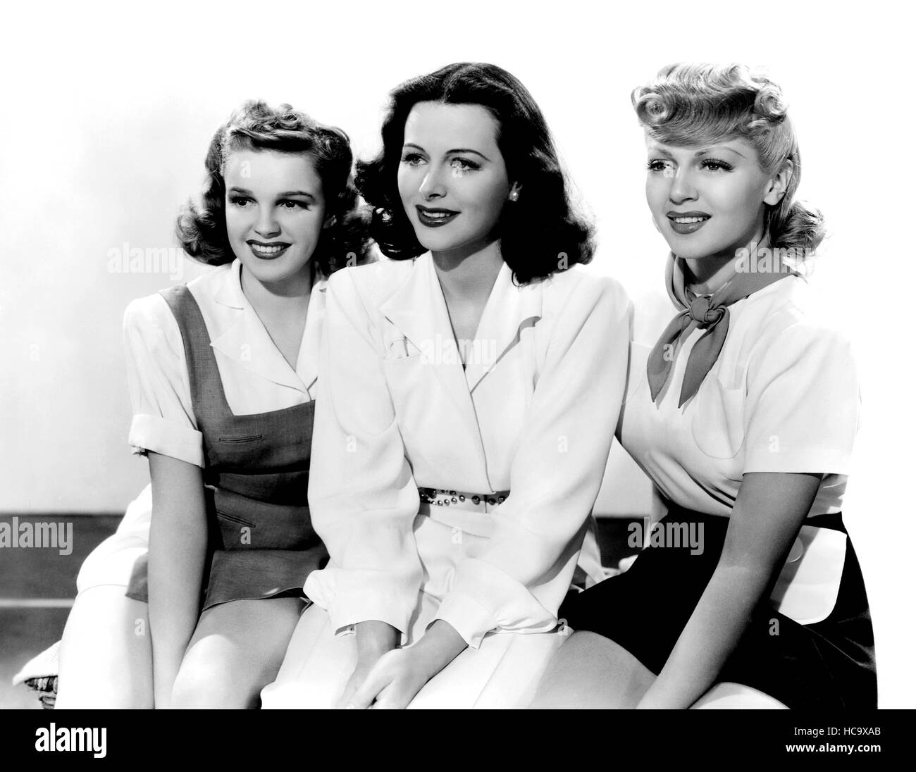 ZIEGFELD GIRL, from left, Judy Garland, Hedy Lamarr, Lana Turner, 1941 ...