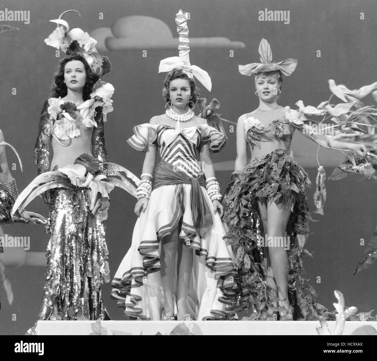 ZIEGFELD GIRL, from left, Hedy Lamarr, Judy Garland, Lana Turner, in ...