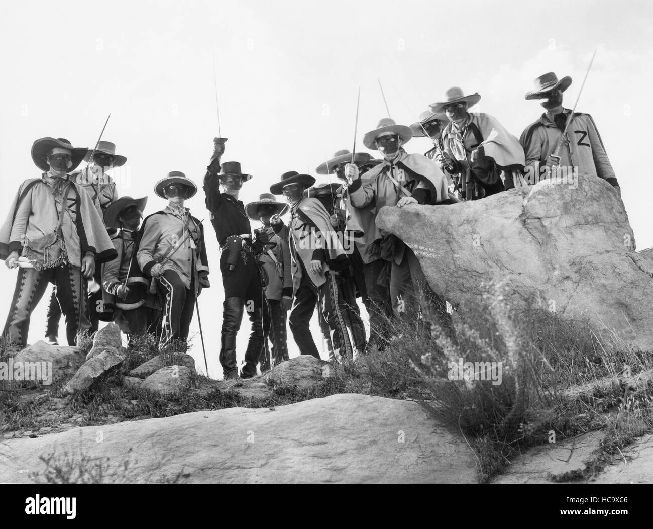 ZORRO'S FIGHTING LEGION, Reed Hadley, (in black), 1939 Stock Photo - Alamy