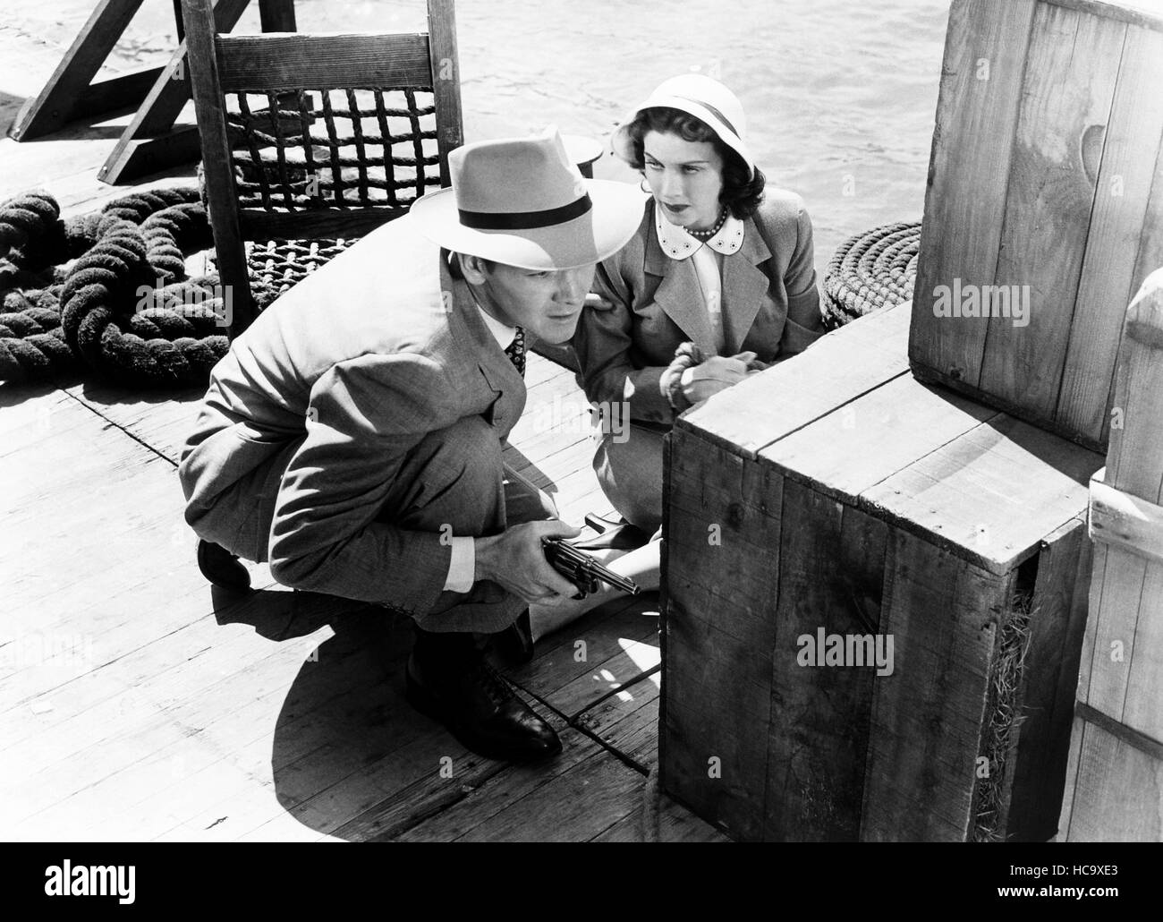 ZOMBIES OF THE STRATOSPHERE, from left, Judd Holdren, Aline Towne, 1952 ...