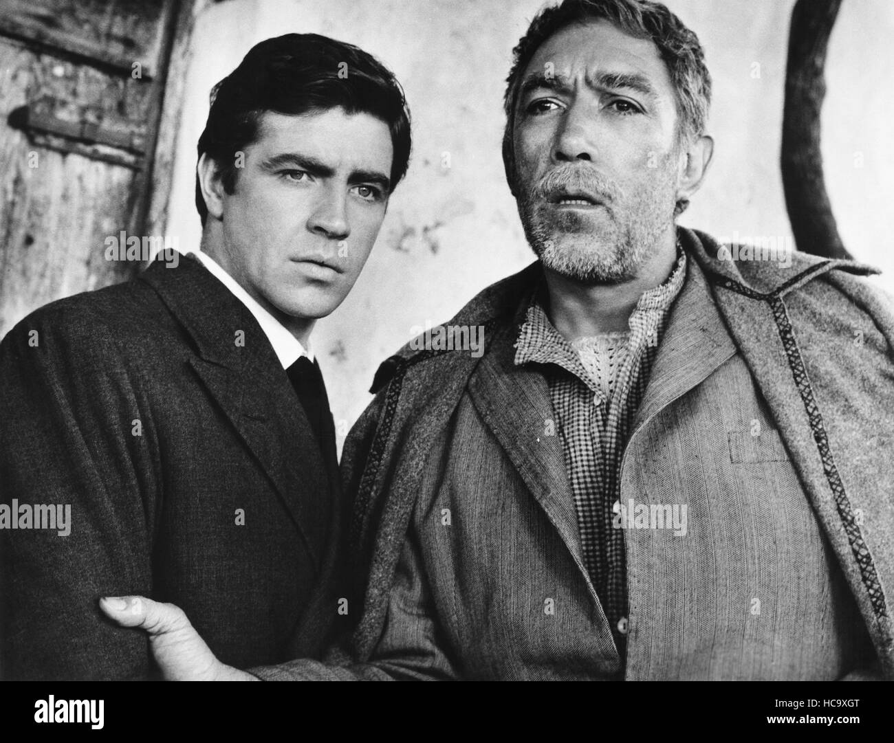 ZORBA THE GREEK, from left, Alan Bates, Anthony Quinn, 1964, TM and ...