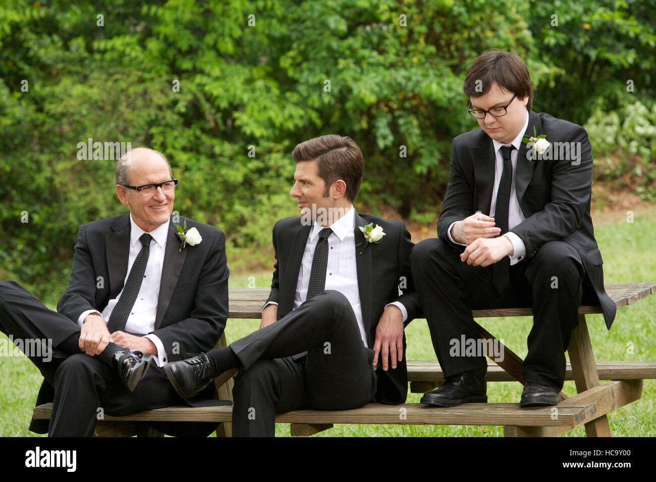 A.C.O.D., from left: Richard Jenkins, Adam Scott, Clark Duke, 2013. ph ...