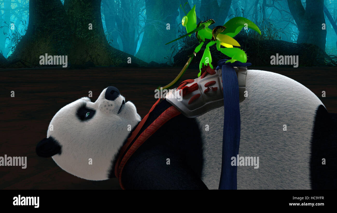 THE ADVENTURES OF PANDA WARRIOR, from left, Patrick Panda (voice: Rob ...