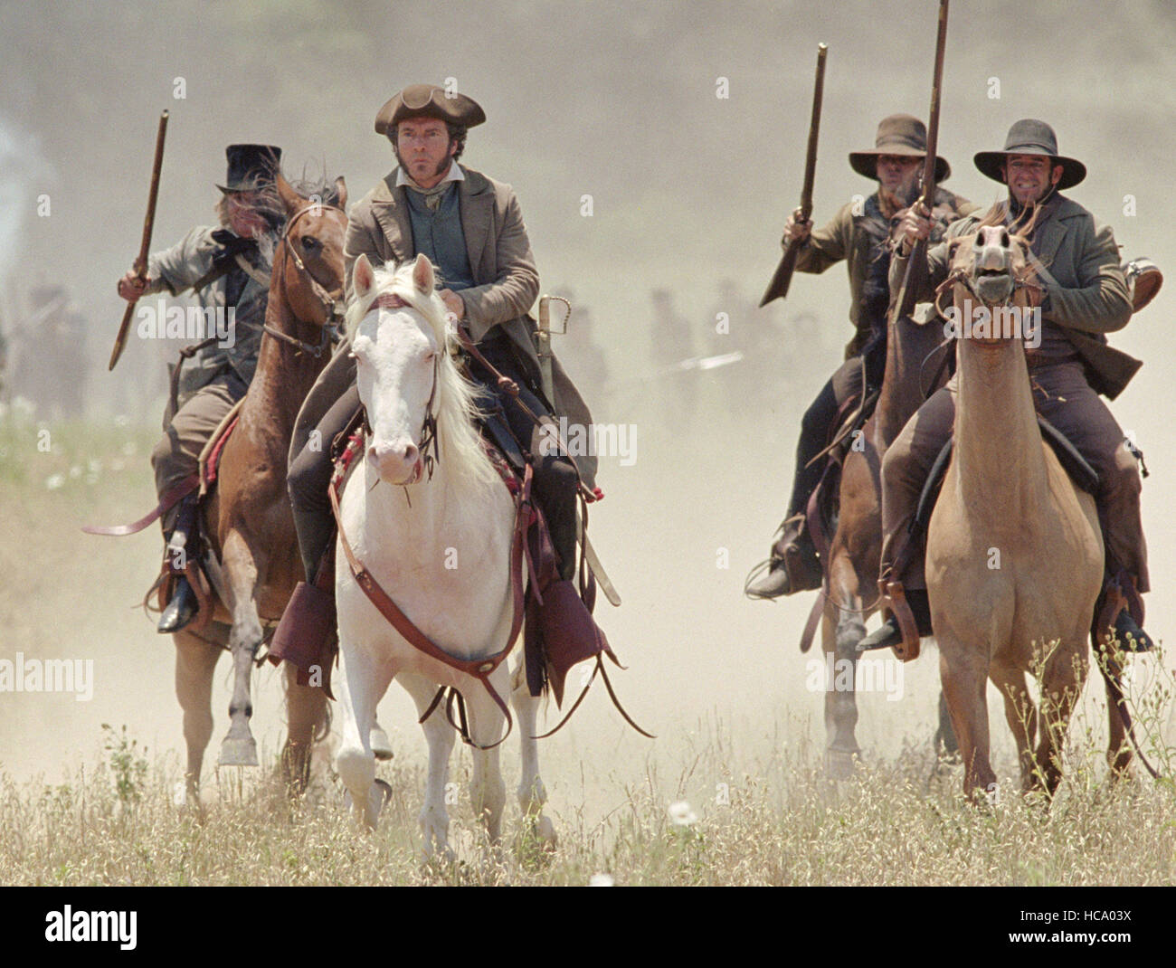 THE ALAMO, Dennis Quaid (foreground), 2004, (c) Touchstone/courtesy ...
