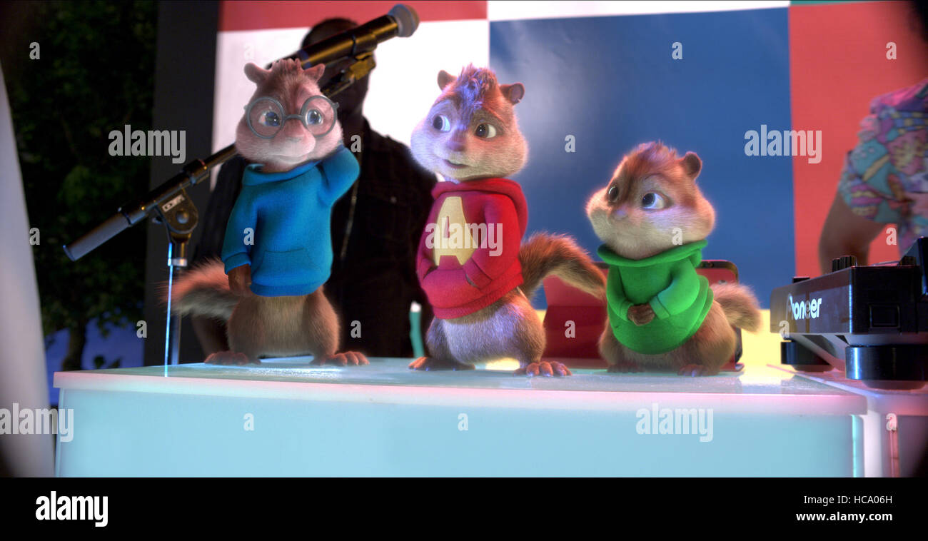 ALVIN AND THE CHIPMUNKS: THE ROAD CHIP, from left: Simon (voice ...