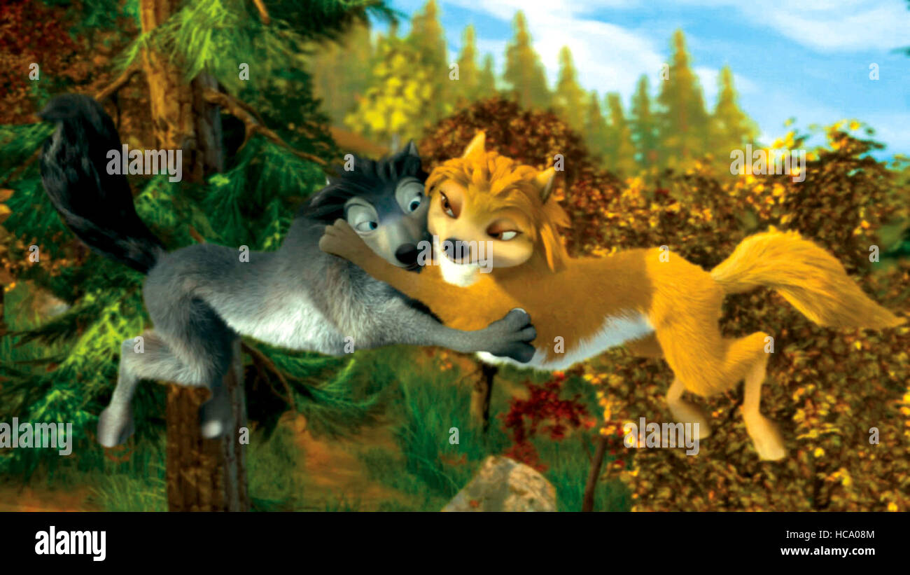 ALPHA AND OMEGA, from left: Humphrey (voice: Justin Long), Kate (voice ...