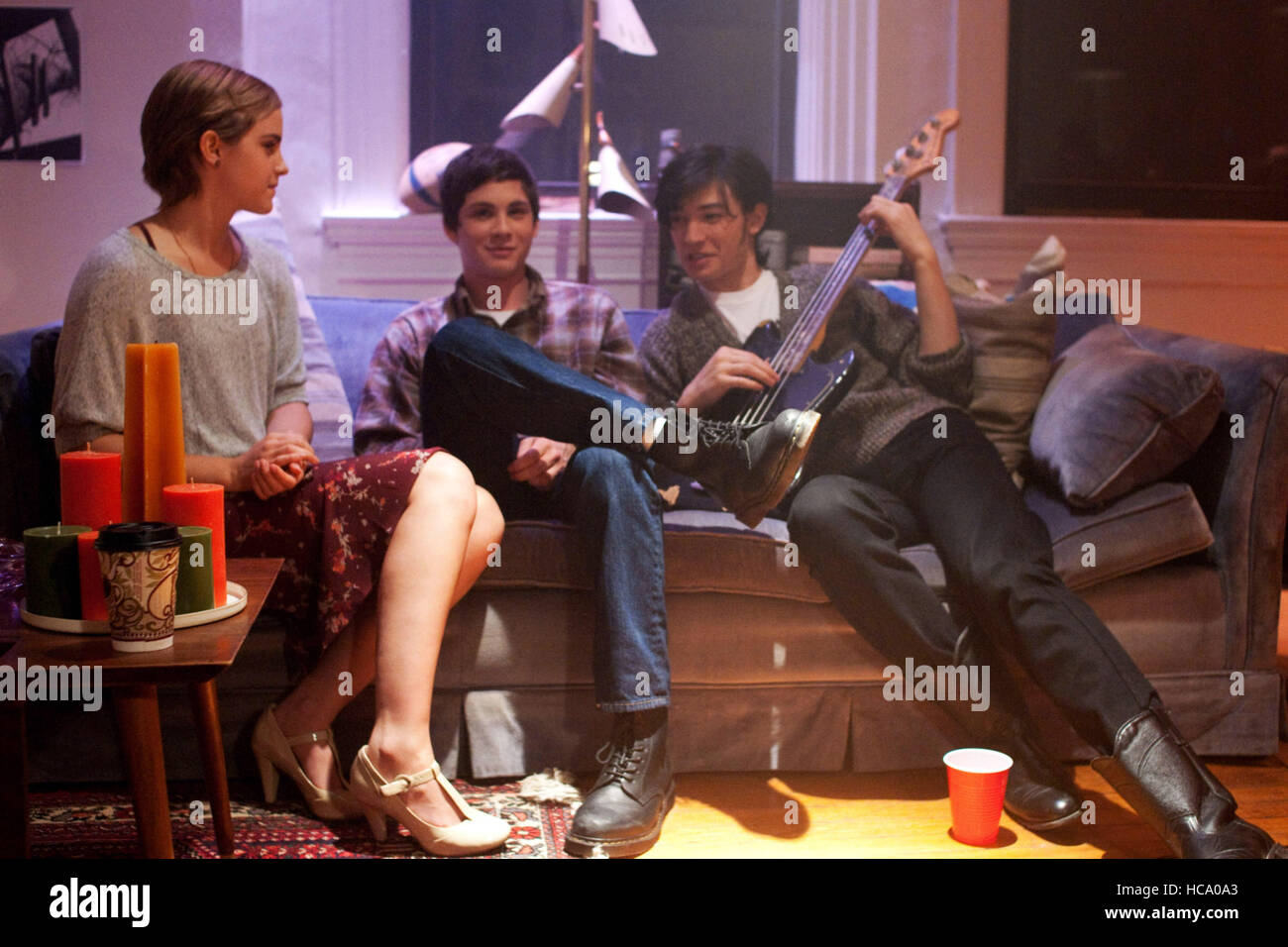 THE PERKS OF BEING A WALLFLOWER, from left: Emma Watson, Logan Lerman ...